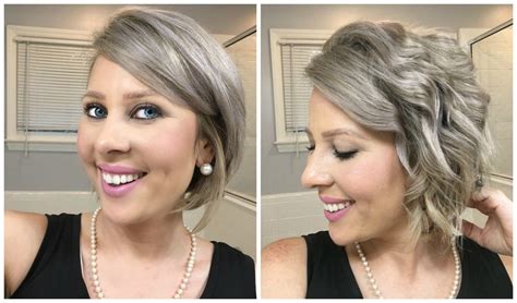 How To Curl Short Hair With Straightener How To Curl Short Hair
