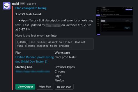 Slack Integration Mabl Help