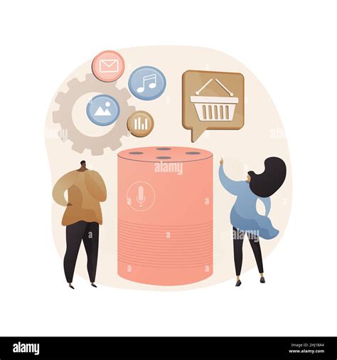 Smart Speaker Apps Development Abstract Concept Vector Illustration Stock Vector Image And Art Alamy