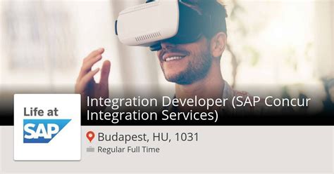 Zoltán Kozma On Linkedin Integration Developer Sap Concur Integration Services Opportunity At Sap