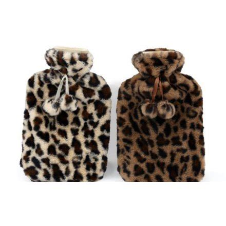 HH A Leopard Hot Water Bottle Cm Fashion Accessories Hot Water Bottles
