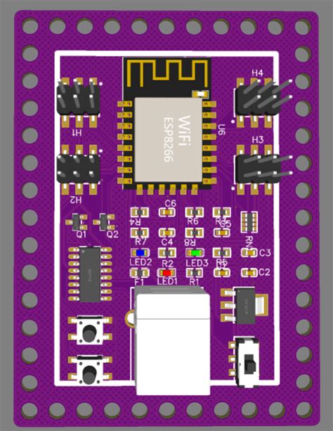 ESP8266开发板 嘉立创EDA开源硬件平台