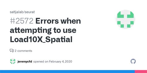 Errors When Attempting To Use Load10xspatial · Issue 2572 · Satijalab
