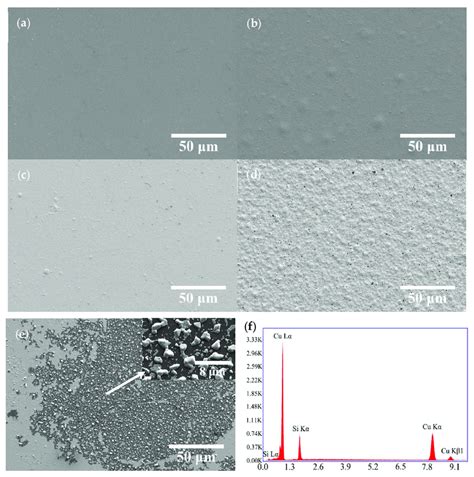 Sem Images And Eds Of Cu Cooh Aptms Sio2 Si Samples After Different Download Scientific Diagram