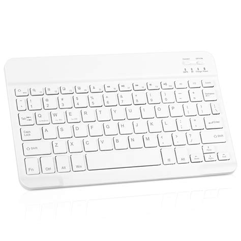 Ultra Slim Bluetooth Rechargeable Keyboard For TCL Tab L And All Bluetooth Enabled IPads