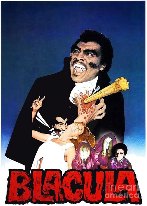 Blacula 1972 Blaxploitation Horror Painting By Dominic Parker Fine