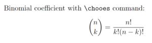 How To Write Binomial Coefficient In LaTeX CodeSpeedy