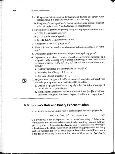 Horners Rule Pdf Polynomial Algorithms