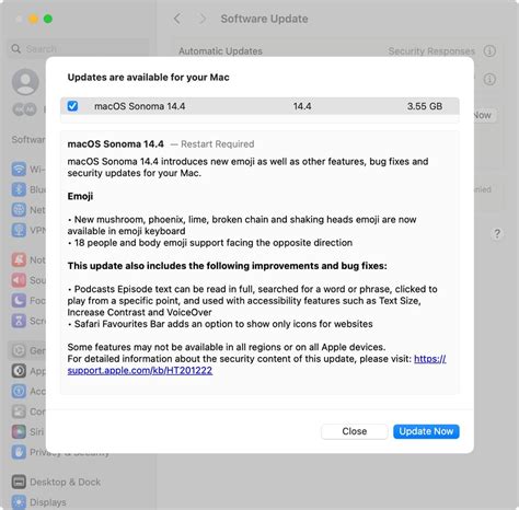 Apple Releases Macos Sonoma 144 Update With Over 50 Security Fixes