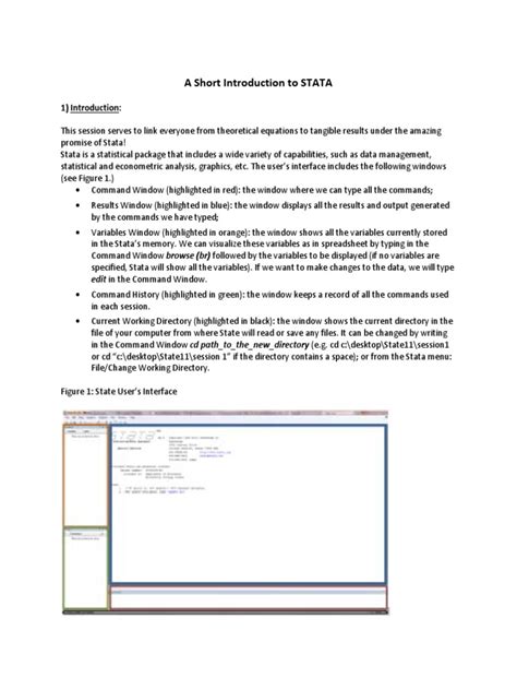 An Introduction To Exploring And Analyzing Data Using Stata Pdf Window Computing