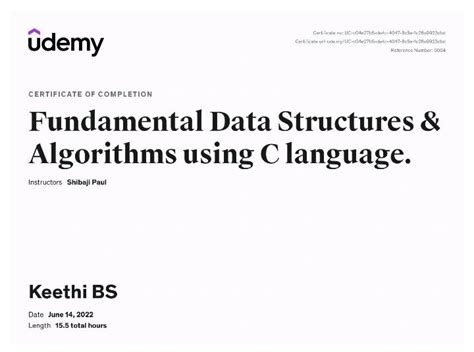 Keerthi B S On Linkedin Connections Udemy Udemy Datastructures