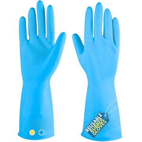 F8wares Latex Hand Gloves Rubber For Cleaning Washing Utensils