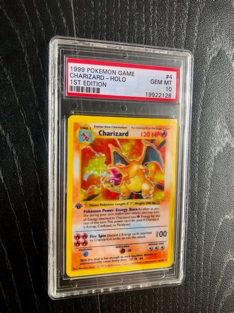 Mint Condition First Edition Charizard At George Bousquet Blog