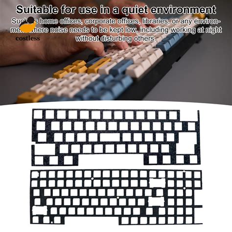 Costless Soft Foam For Quiet Typing Cotton Foam Keyboard Sound Dampener