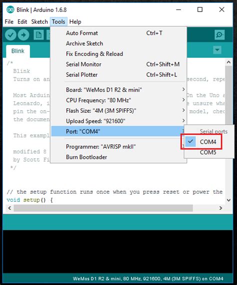 How To Use The Module Arduino Cara Memprogram Wemos D1 R2 Mini Esp8266