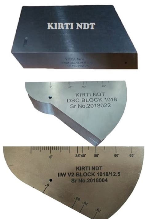 Ut Calibration Block Blocks Ultrasonic Type A Type B