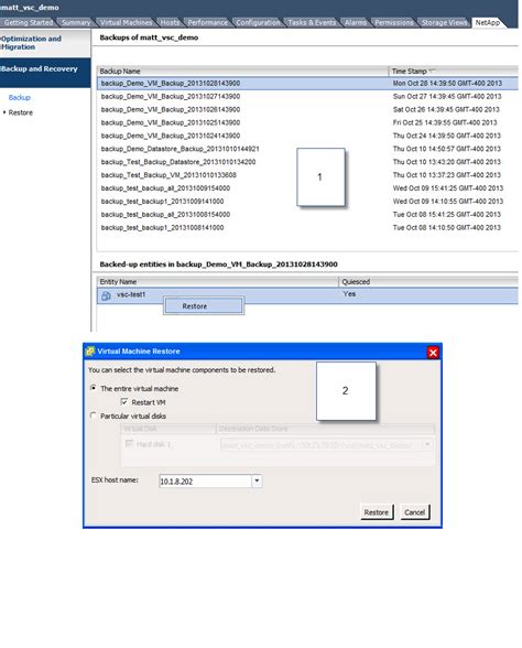 Restore Backup File In Netapp Netapp Community