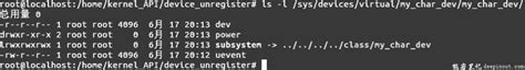 Linux内核API device unregister 极客笔记