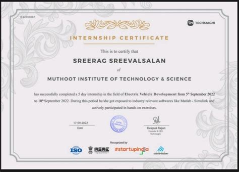 sreerag valsan on linkedin internship ev engineering eee