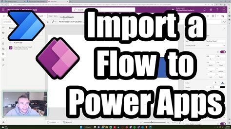 How To Import A Power Automate Flow To Powerapps 2022 Tutorial Youtube