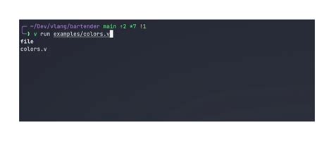 Github Ttytmbartender Customizable Progress Indicators For V Terminal Applications
