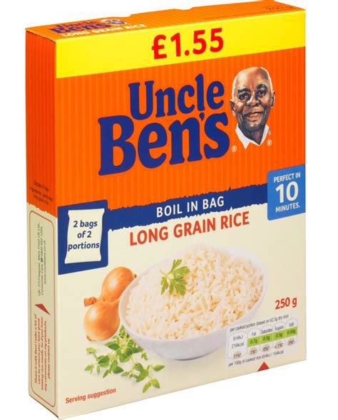 Uncle Bens Boil In Bag Long Grain Rice