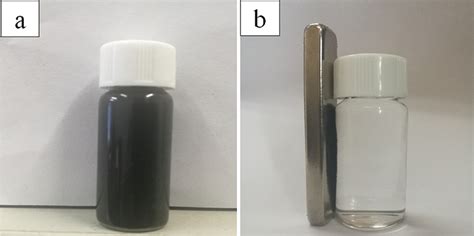 A N Cofe 2 O 4 Nanoparticles Dispersed In Solution B Ncofe 2 O 4