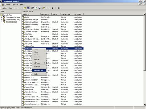 Changing The LogOn Privileges