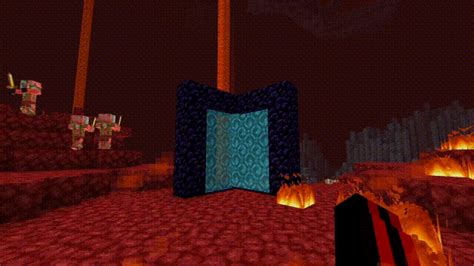 Skyblue Nether Portal Minecraft Resource Pack