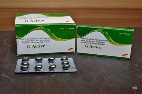 Antioxidant Trace Elements Softgel Capsule Packing Size 10x1x10