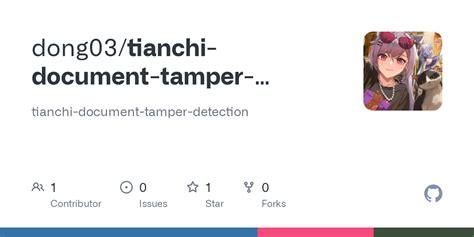 Github Dong03tianchi Document Tamper Detection Tianchi Document