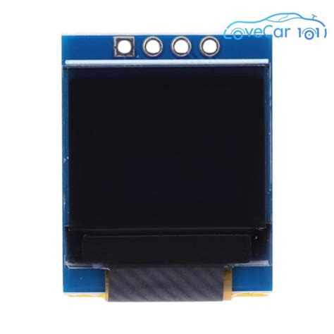 หน้าจอไมโครฝ่าวงล้อมขนาด0 66นิ้วหน้าจอ64x48พิกเซลแผงวงจร I2c 4ขาสำหรับ