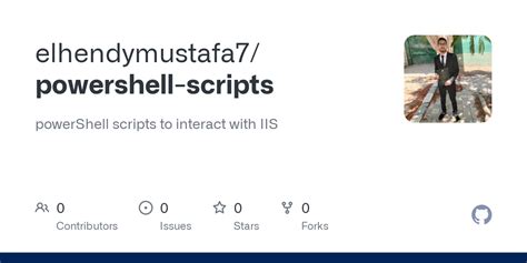 github elhendymustafa7 powershell scripts powershell scripts to