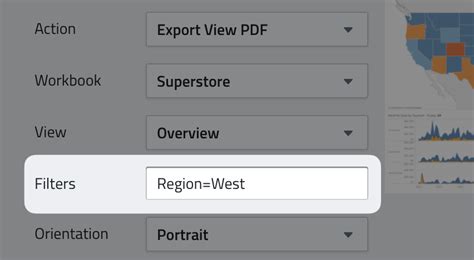 Tableau Export Pushmetrics