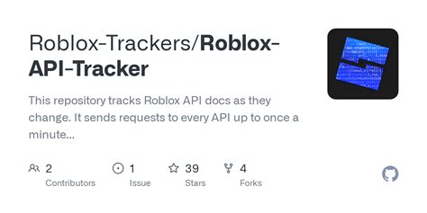 Github Roblox Trackersroblox Api Tracker This Repository Tracks