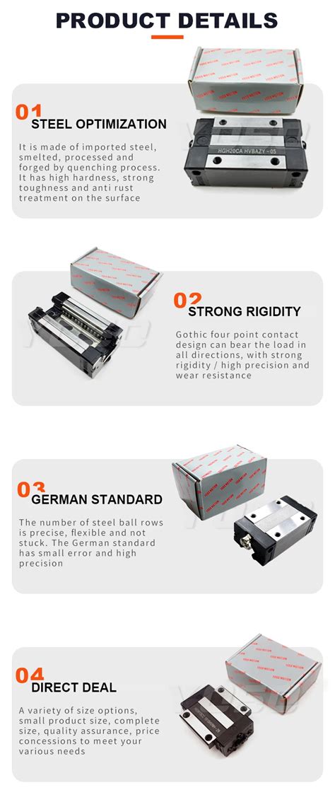 Heavy Load Type Linear Guide HG Rail HGR R HGR T HGR R Linear Rail And Block Alibaba Com