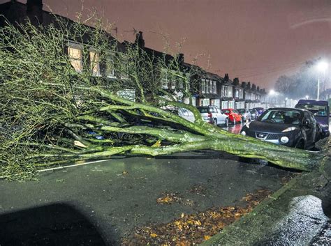 Storm Isha Two Dead And Thousands Lose Power As Wind Speeds Hit 107mph