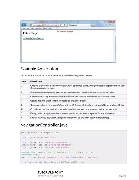 jsf tutorial pdf