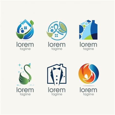 하우스 로고 템플릿 컬렉션 Eps Uidownload