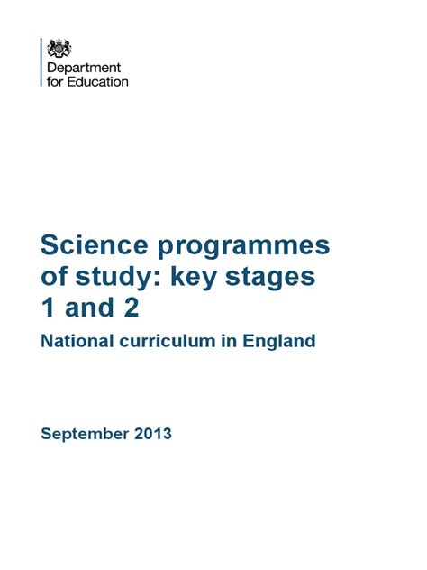 Primary National Curriculum Science Ks1 And Ks2 Pdf Science Scientific Method