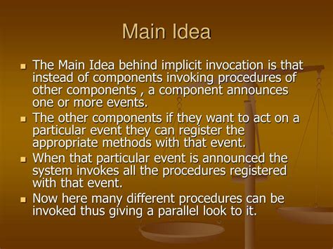 Ppt Event Based Implicit Invocation Powerpoint Presentation Free