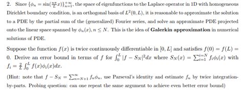 2 Since I The Space Of Eigenfunctions To The