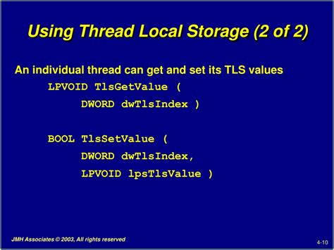 Ppt Developing Multithreaded Windows Apps Tls And Safe Libraries Powerpoint Presentation Id