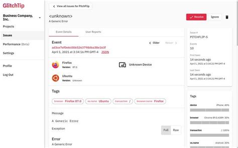 Sentry Is No Longer Open Source So Were Making An Error Tracker