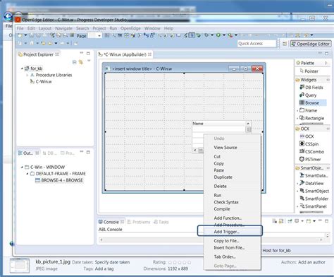 Unable To Add Any Trigger To Widgets Progress Community