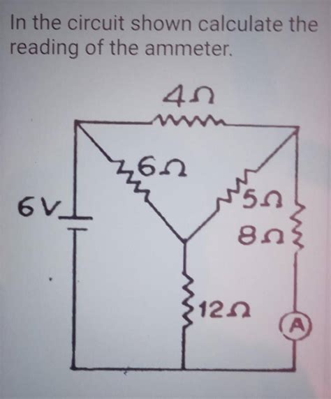 How To Calculate Reading In Ammeter At Lula Meyers Blog