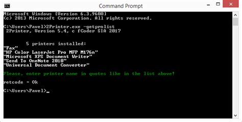 2Printer Command Line Syntax And Examples 2Printer