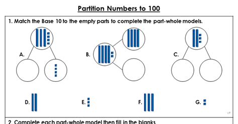 Partition Numbers To 100 Extension Classroom Secrets Classroom