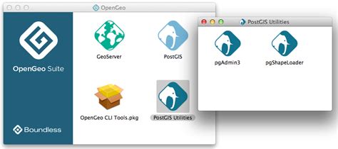 Connecting To The Postgresql Database With Pgadmin — Opengeo Suite 48 User Manual