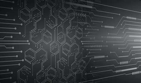 텍스트 사이버 회로 미래 기술 개념 배경 프리미엄 벡터